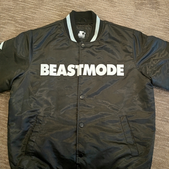 STARTER | Jackets & Coats | Raiders Beast Mode Jacket Black Like Brand ...